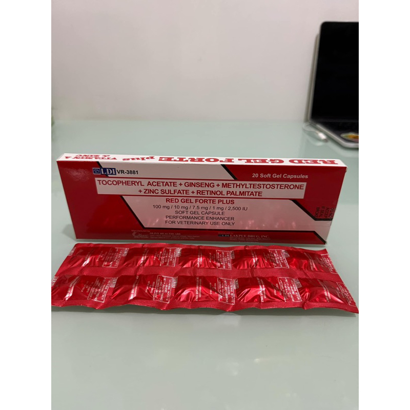 Red gel forte 10 tablet only | Shopee Philippines