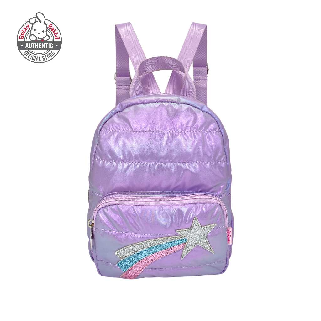 Robby Rabbit Fantastic 9-Inch Backpack (Purple, Pink, Blue, Cream ...