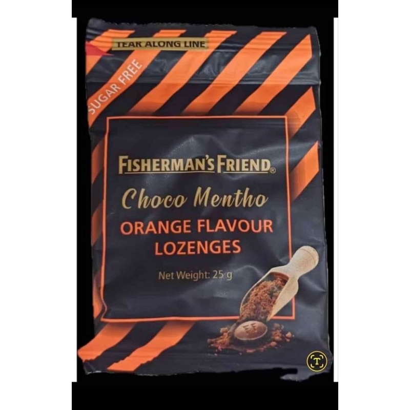 fisherman's friend choco menthol orange and mint flavour 25g | Shopee ...