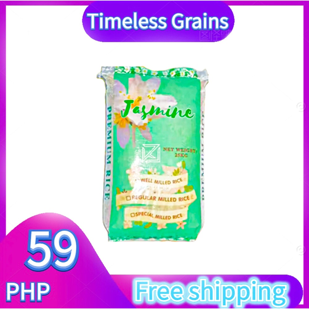 Timeless Grains Rice Jaimine Green Rice Quality Premium Rice 25kg ...