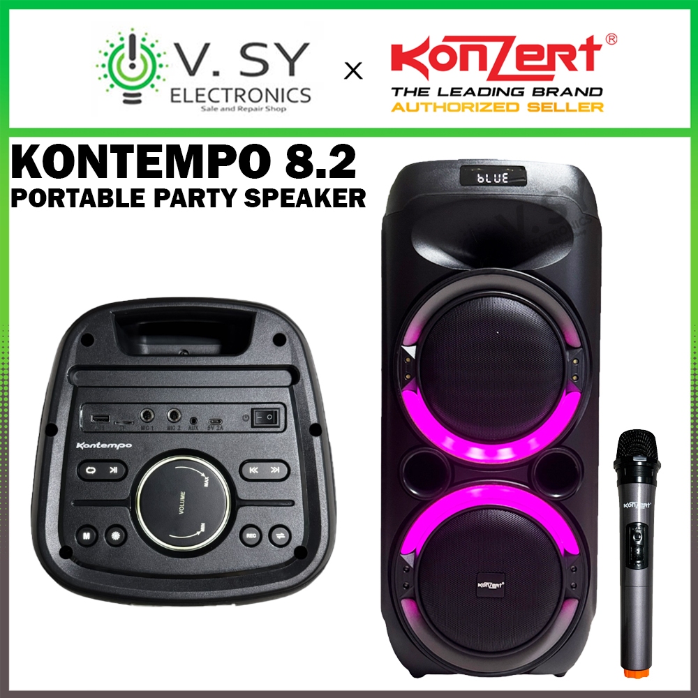 Original Konzert New Kontempo 8.2 5000W 8" Woofer PMPO Bluetooth ...