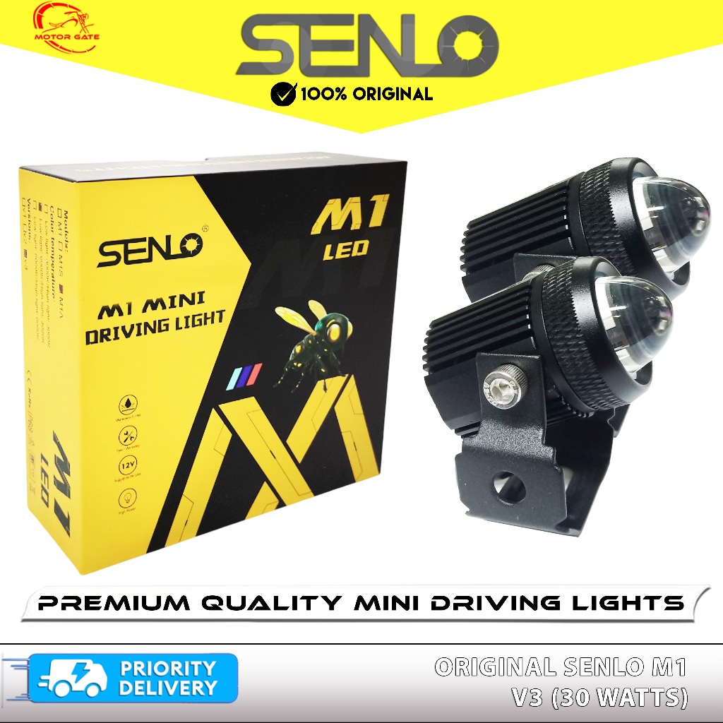 Original Senlo M1 V3 Series 30W Premium Mini Driving Light for ...