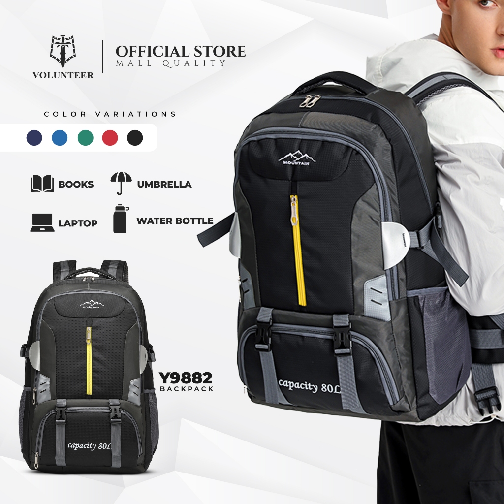 VOLUNTEER BACKPACK For Men And Women TRAVELLING KNAPSACK Large Capacity ...