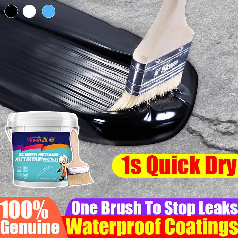 Polyurethane Waterproof Coating 1000G Asphalt Waterproof Glue For House ...