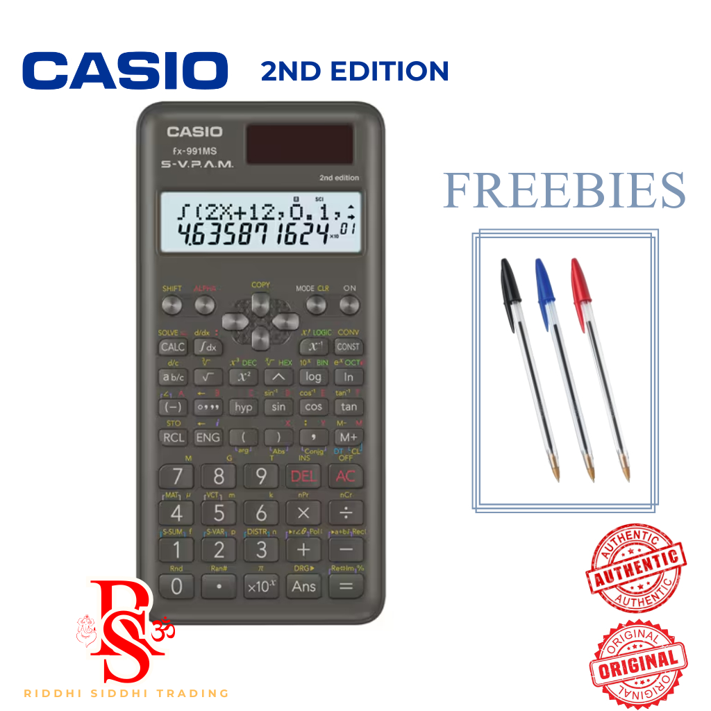Casio FX-991 MS 2 2nd Gen Original Scientific Calculator | Shopee ...