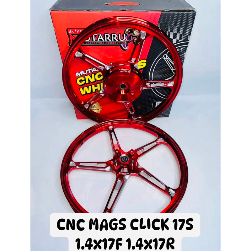 MUTARRU MAGS 17S HONDA CLICK 125/150 1.4FRONT 1.4REAR | Shopee Philippines