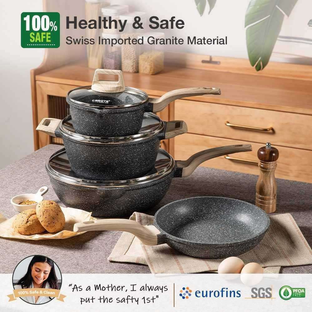 COD New colors 13Pcs Kitchenware Cookware Set Non-Stick Pan SAS9 ...