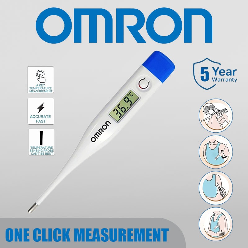 Omron Digital Thermometer with Flexible Tip for Baby and Body ...