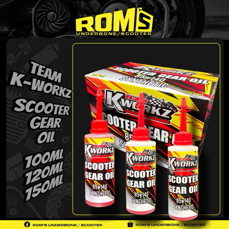 Kworkz Scooter gear oil 100ml / 120ml / 150ml | Shopee Philippines