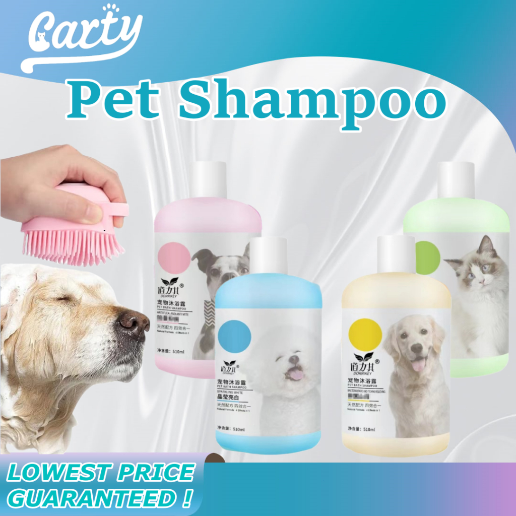 Dog Shampoo Cat Shampoo Anti Tick And Flea Anti Mange Fungal Shampoo ...