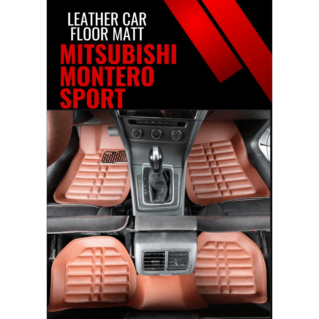 Mitsubishi Montero Sport High Quality Leather Car Floor Matting 5pcs ...