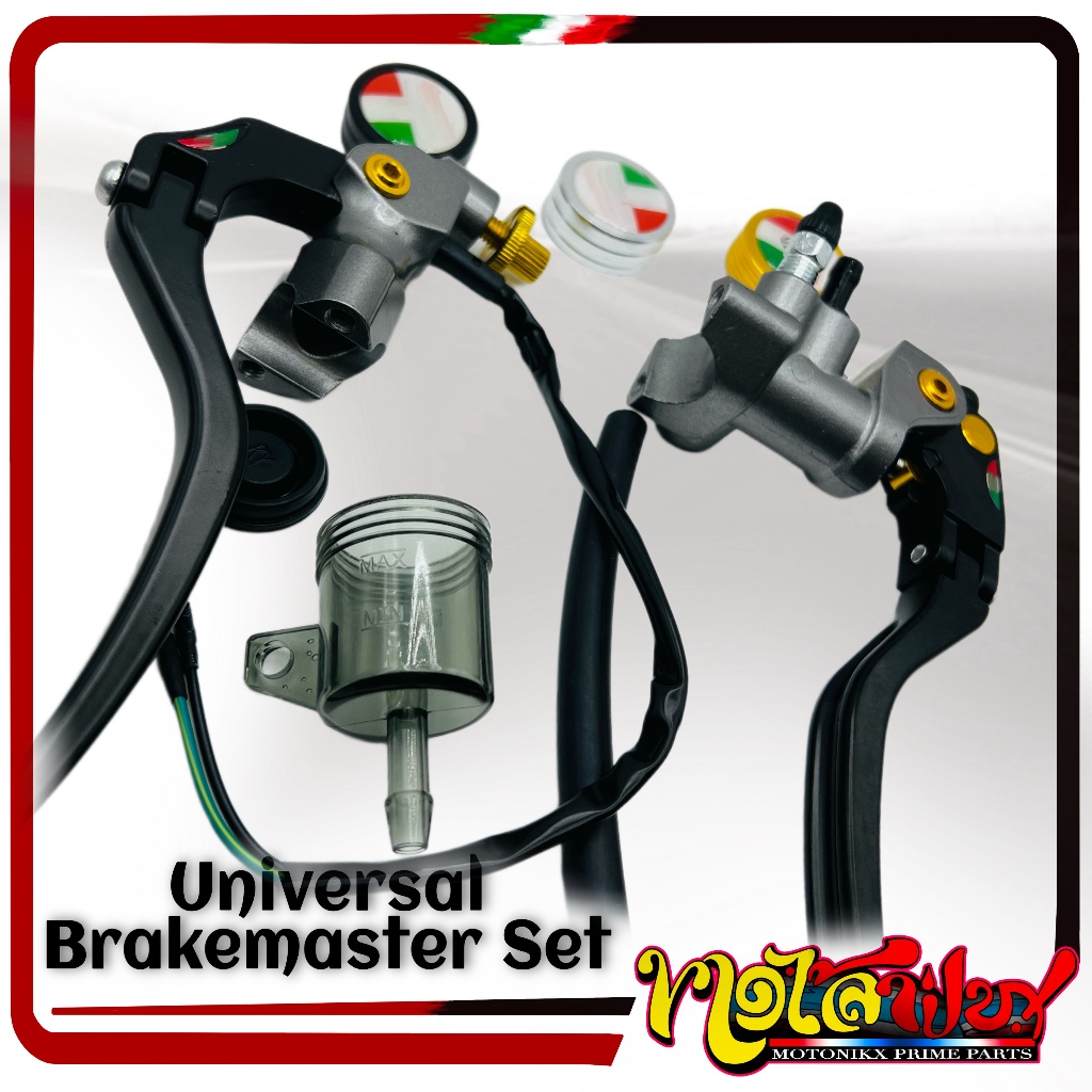 Universal Brakemaster Set - Raider150, Rs150, Aerox 155, Click, Mio ...