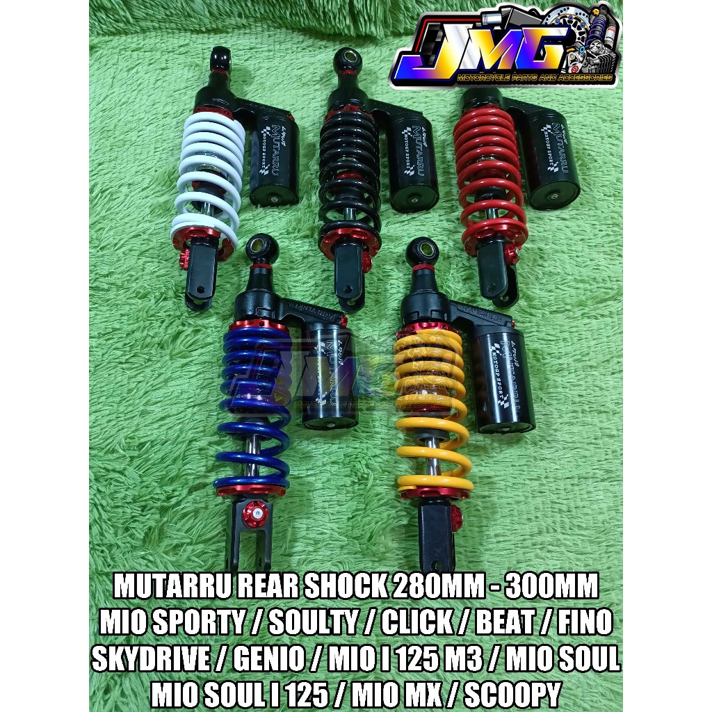 MUTARRU REAR SHOCK MIO/CLICK/BEAT/MIO I 125 M3/ SKYDRIVE/MIO MX 125 ...