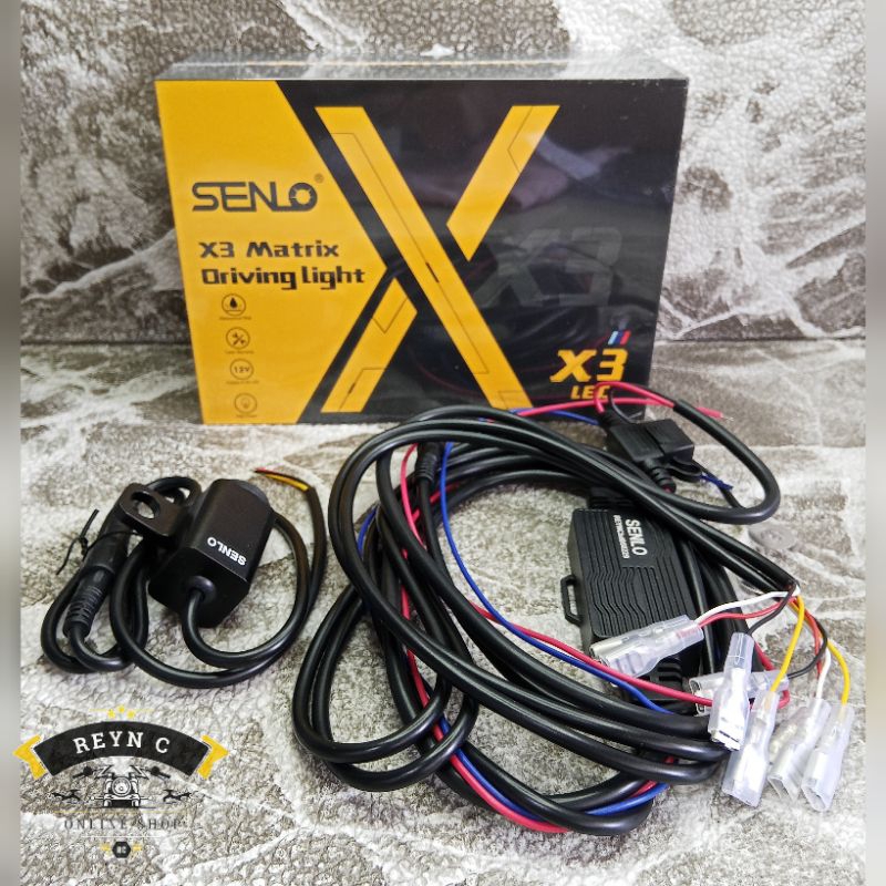 Senlo X3 Plus LED V3 Matrix Driving Light w/ A2 Harness and Senlo ...