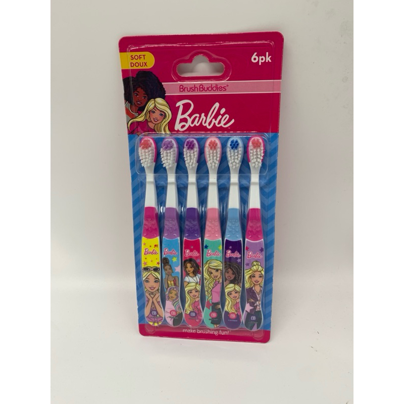 original soft brush bruddies 6pk brush duddies barbie tootbush from ...
