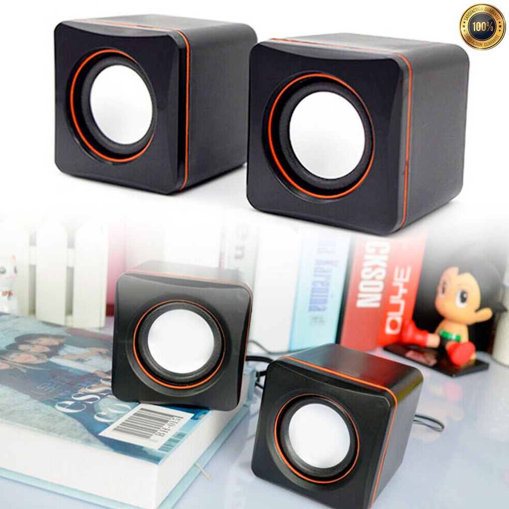 Mini Multimedia Desktop Speaker 2.0 Mini Portable Speakers Computer ...