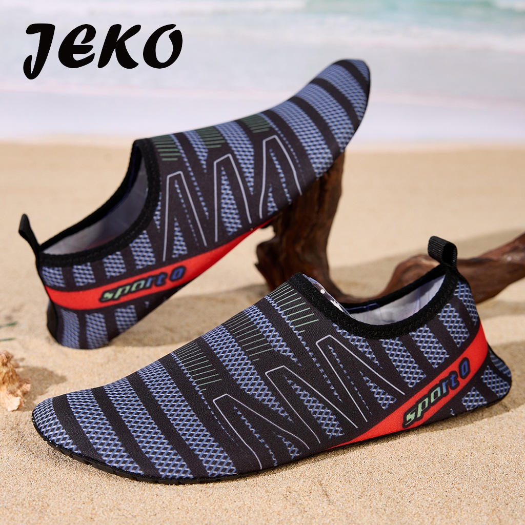 [Ready Stock]JEKO Unisex Water Skin Shoes Aqua Beach Sand Swim Non slip ...