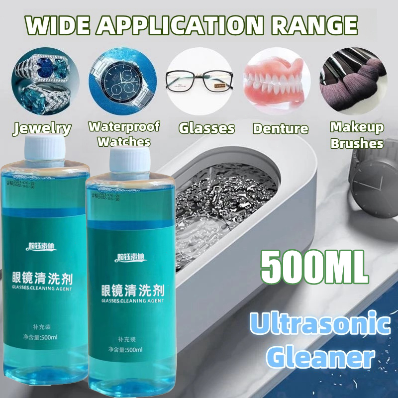 500ML Ultrasonic Cleaner Solution Ultrasonic Cleaner For Jewelry ...