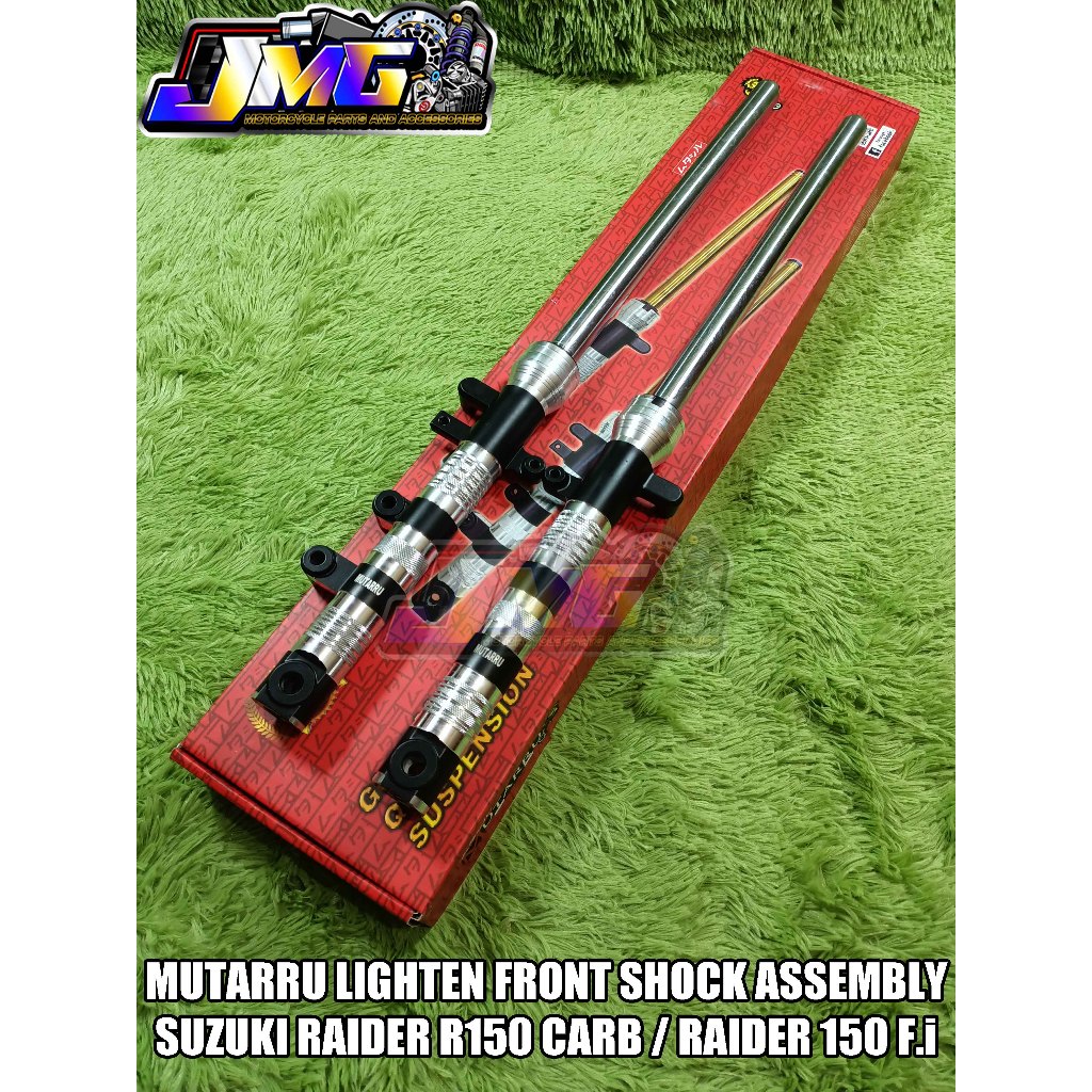 SUZUKI RAIDER 150 CARB / RAIDER 150 F.i MUTARRU LIGHTEN FRONT SHOCK ...