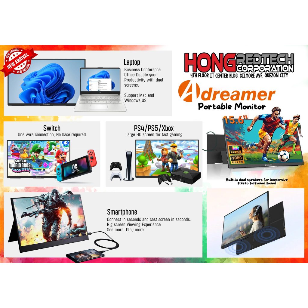 Adreamer 15.6" IPS 100Hz Portable Monitor | Shopee Philippines