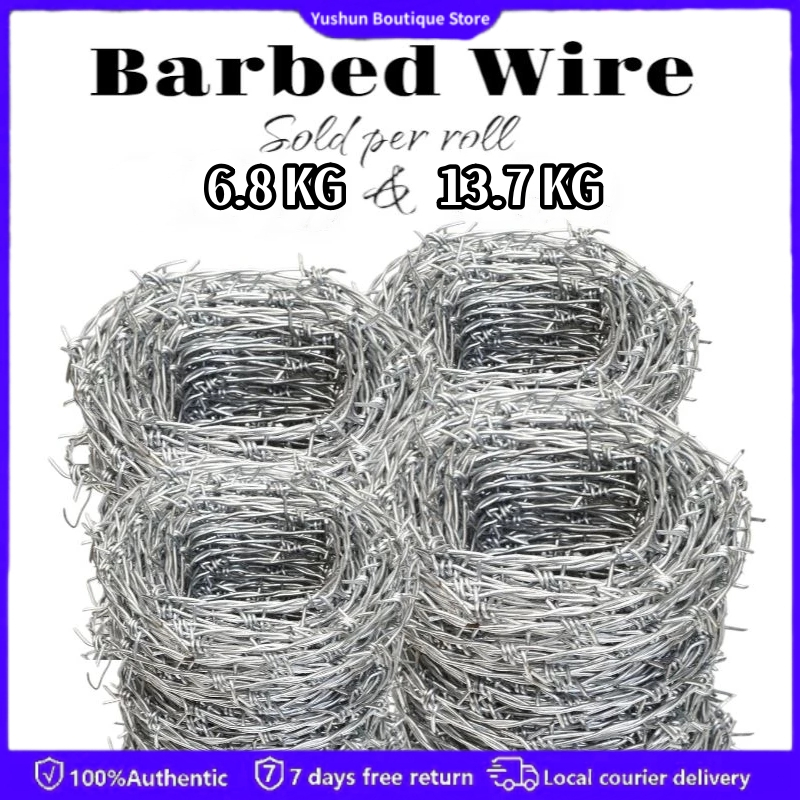 Barbed Wire Local Made 50/100/200meters & 3.7kilos/6.8kilos/13.7kilos ...