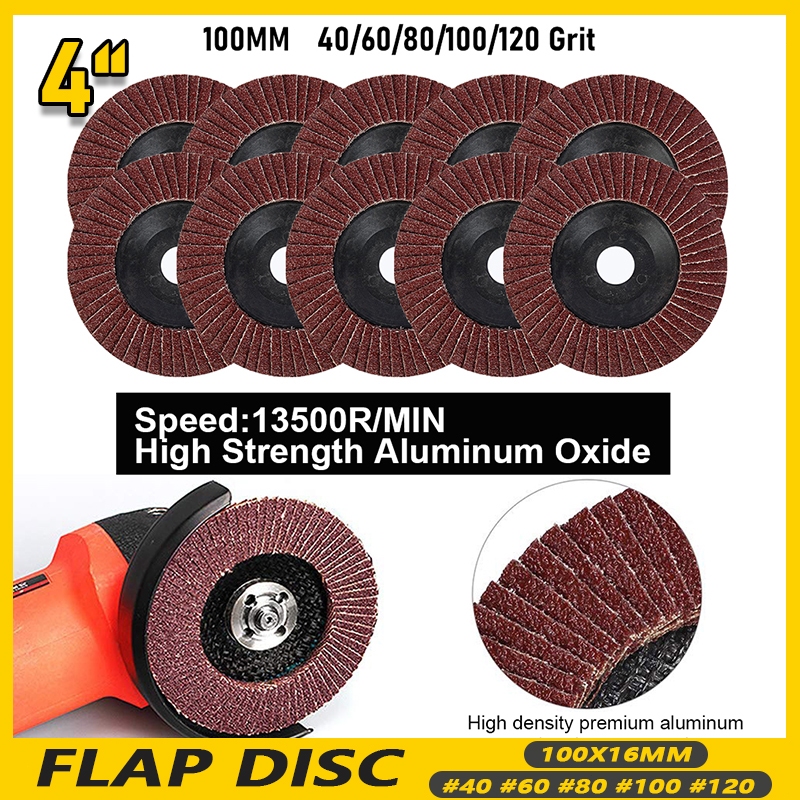 10pcs Flap Disc Angle Grinder Sanding Disc Cutting Disc Flap Disc Per ...