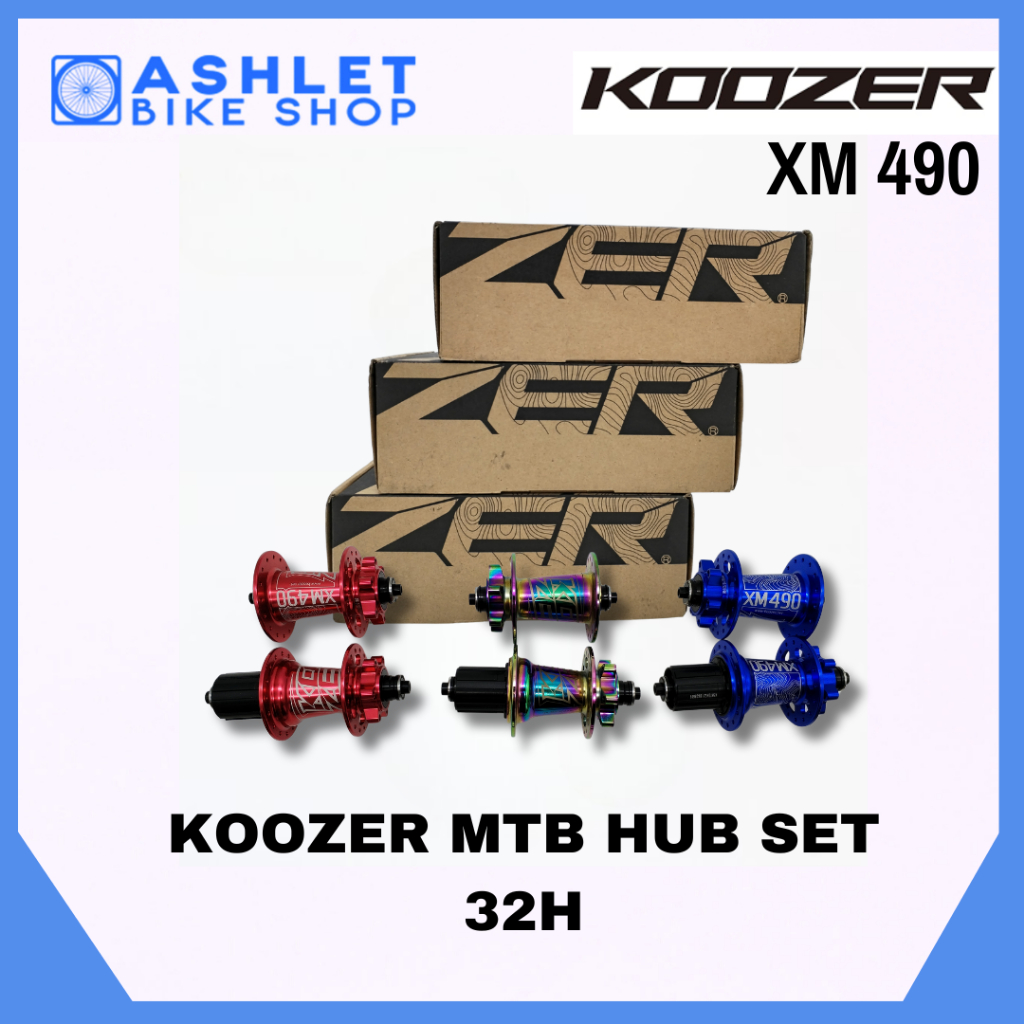 KOOZER MTB Hub Set XM490 32H / 36H - ASHLET BIKE SHOP | Shopee Philippines
