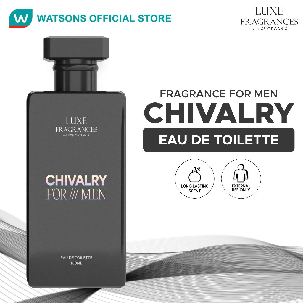 LUXE ORGANIX Fragrances Chivalry for Men Eau de Toilette 100ml | Shopee ...
