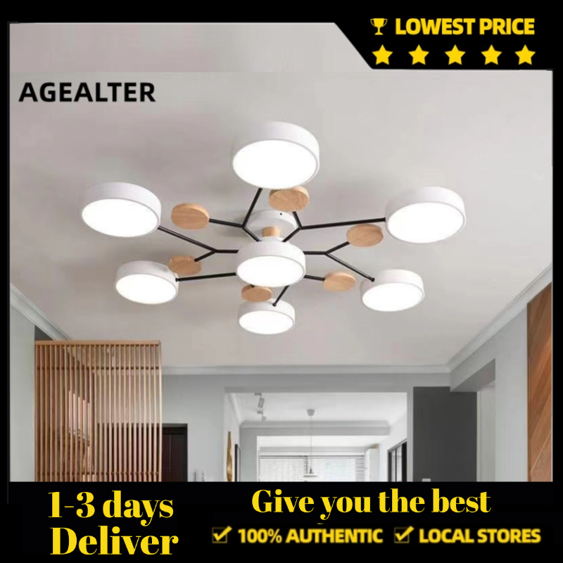 Nordic Ceiling Light 3 Colors Chandelier LED Ceiling Lamp Pendant ...