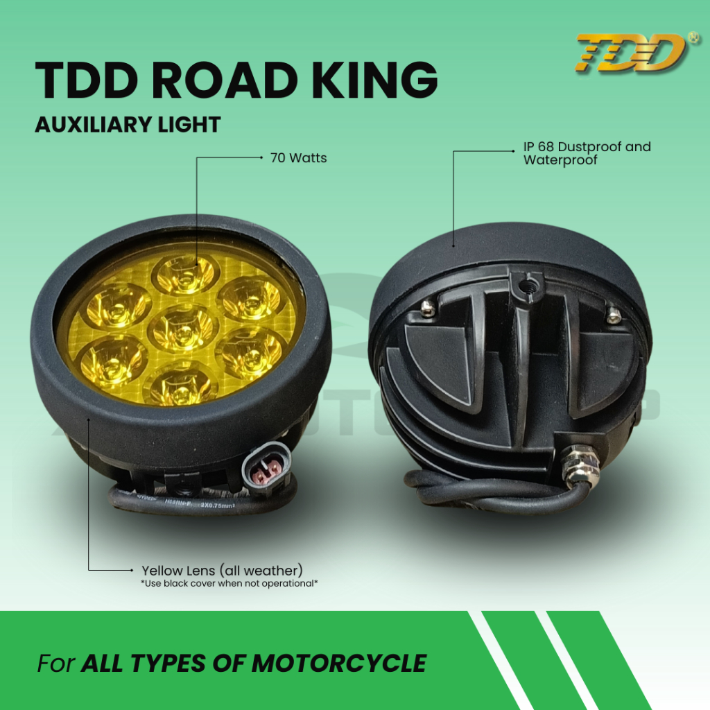 TDD AUXILIARY LIGHT ROAD KING | Shopee Philippines