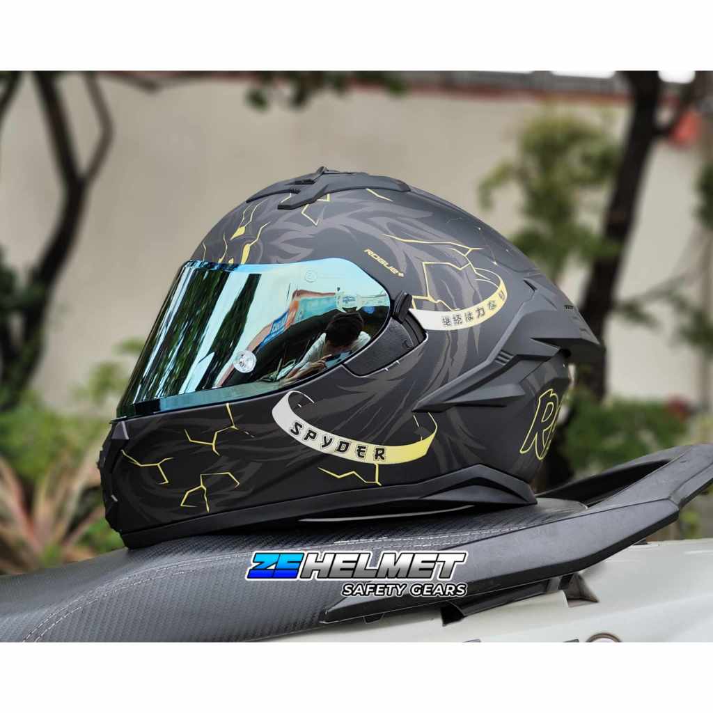 SPYDER ROGUE+ RAVAGE MATTE BLACK/GOLD | Shopee Philippines