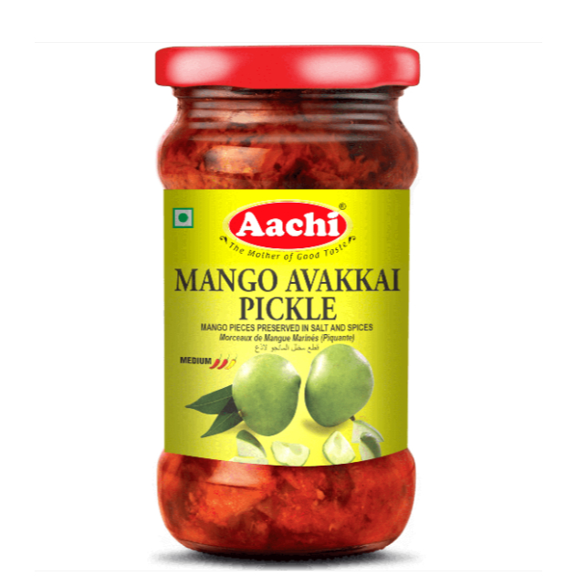 Aachi Mango Avakkai Pickle - Mango Pieces Preserved in Salt & Spices ...