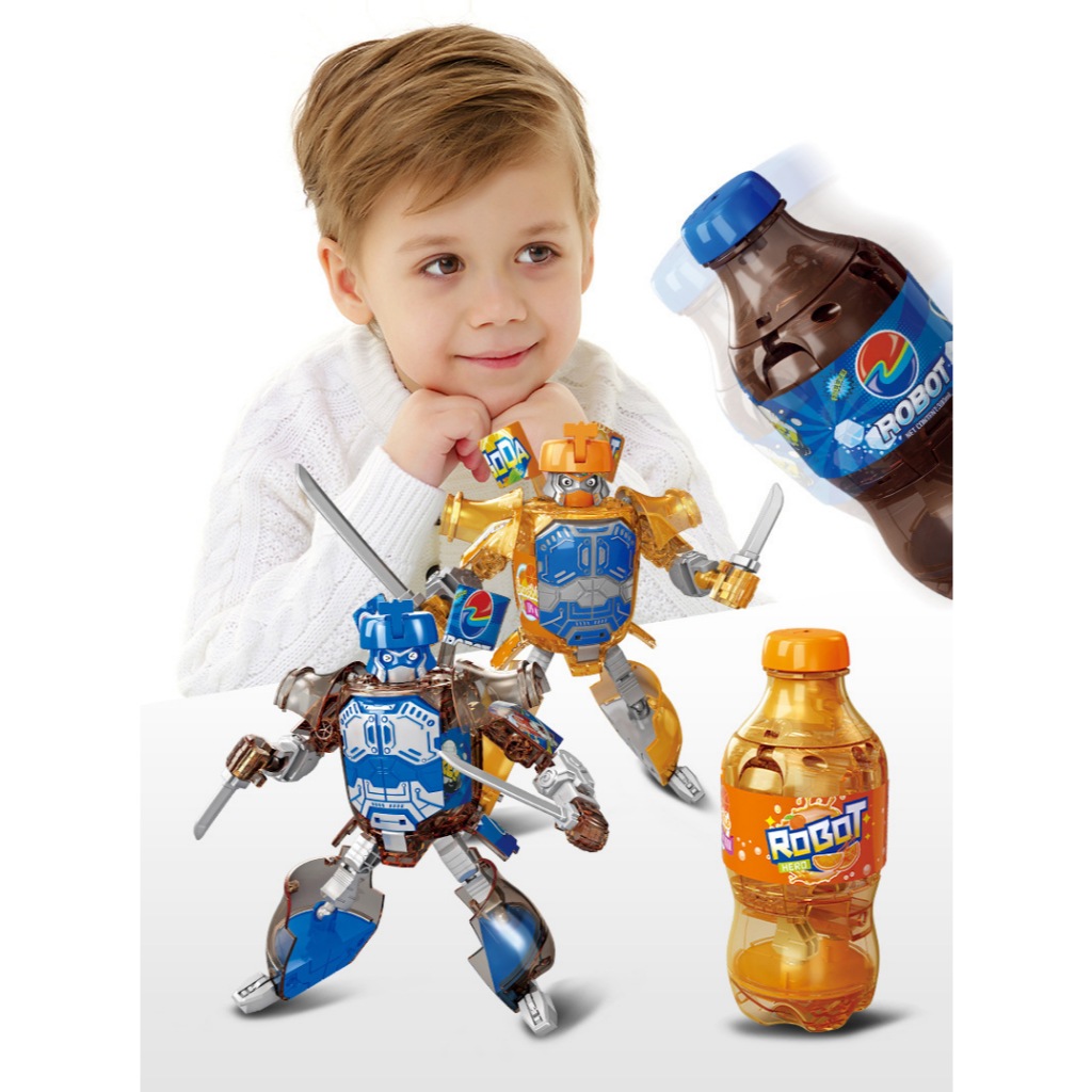 Creative Soda Transformers Toy Coke Can Model Battle Mecha Autobot ...