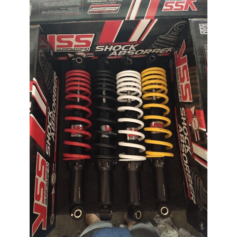 YSS TOP PLUS REAR SHOCK 320MM / 340MM FOR XRM/WAVE/SMASH/BONUS | Shopee ...