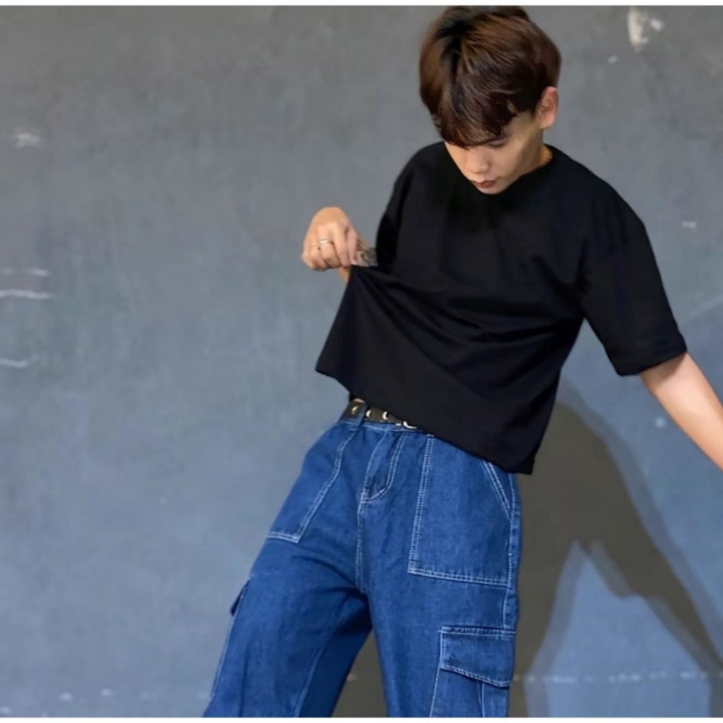 OVERSIZED Boxy Cropped Top for MEN Trendy Cool tshirt tops only for MEN ...