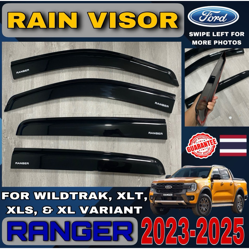 Ford Ranger 2023-2025 Rain visor | Shopee Philippines