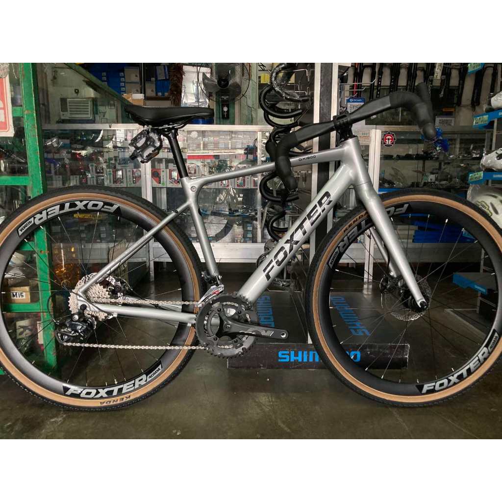 Gravel FOXTER GX1800 Laurus 700c Sora 2x9 groupset foxter | Shopee ...