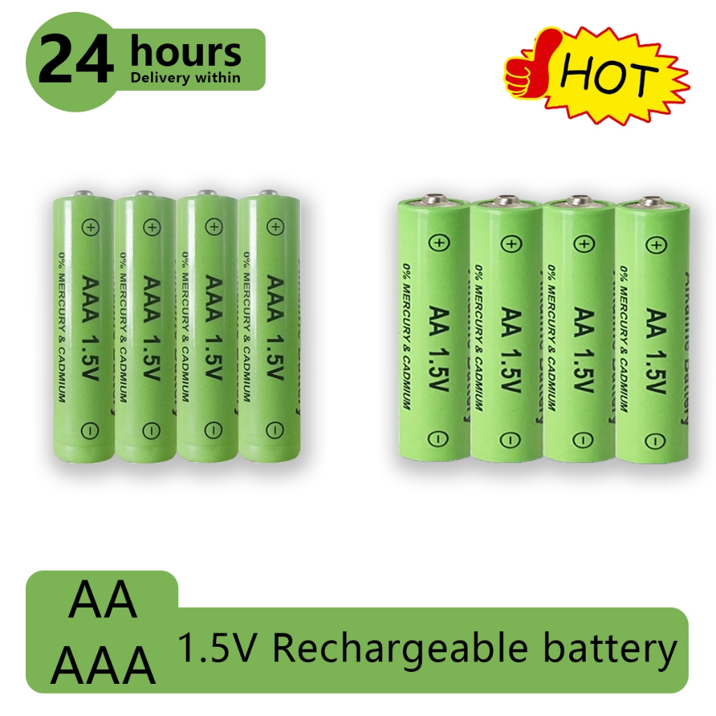 Alkaline High Capacity Rechargeable Batteries 1.5V AA 3000mAh/AAA ...