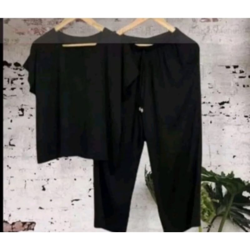 PLUS SIZE up to 3X/ terno plain SquarePants/chalese coton | Shopee ...