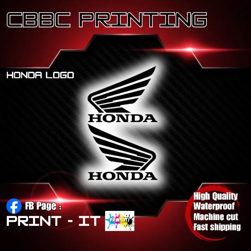 honda logo sticker 2pcs | Shopee Philippines