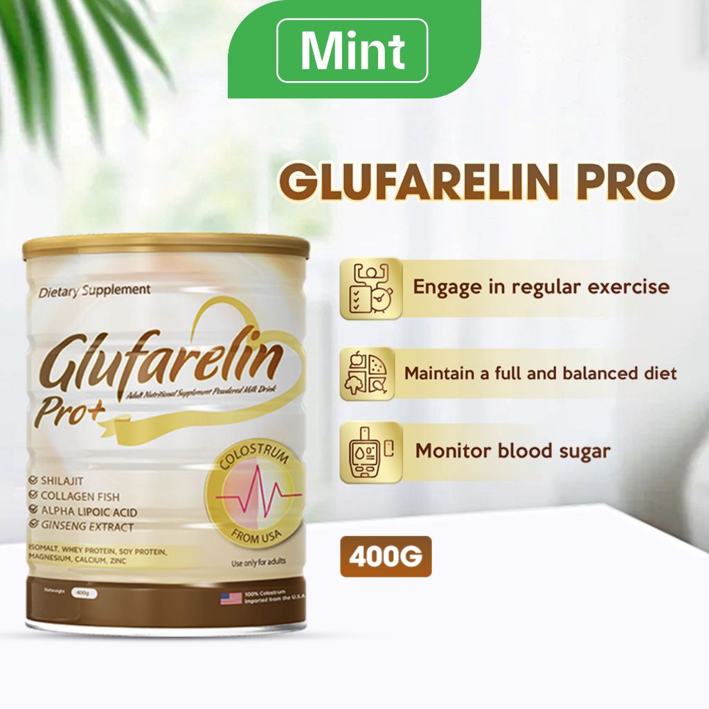 Glufarelin Gold Pro Milk diabetes support diabetes and sugar control ...