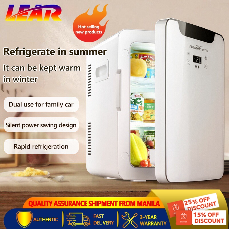 22L Mini Fridge Car Freezer Digital Display Temperature Household ...