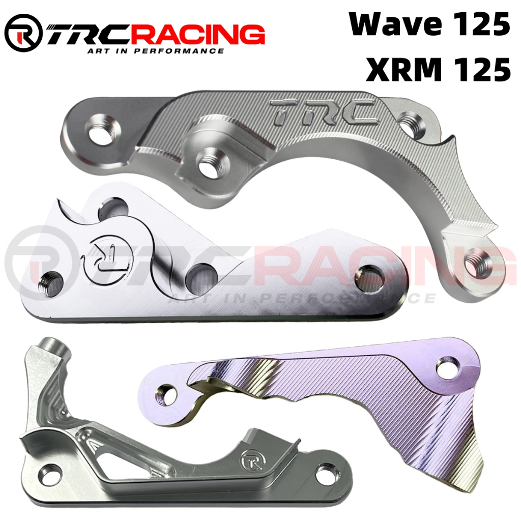 TRC Racing 2Pot 4Pot CNC Caliper Bracket for Honda Wave 100/125 Xrm 125 ...