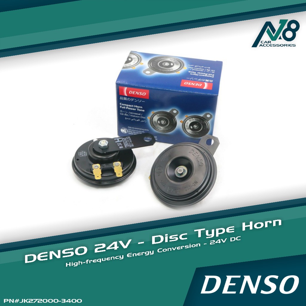 DENSO 24V - Disc Type Horn PN#272000-3400 Genuine | Shopee Philippines