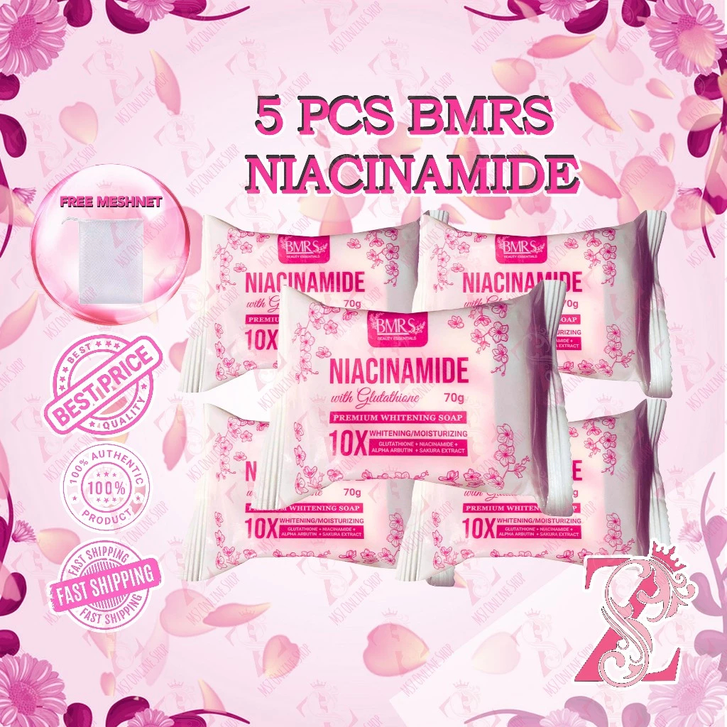 5PCS BARS 70g Ladies Soap Premium Whitening NIACINAMIDE SOAP with ...