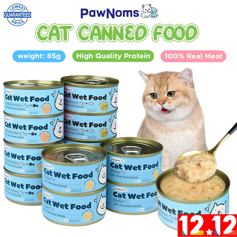 PawNoms Cat Wet Food Real Meat Delish 85g Chicken Salmon Tuna Health ...