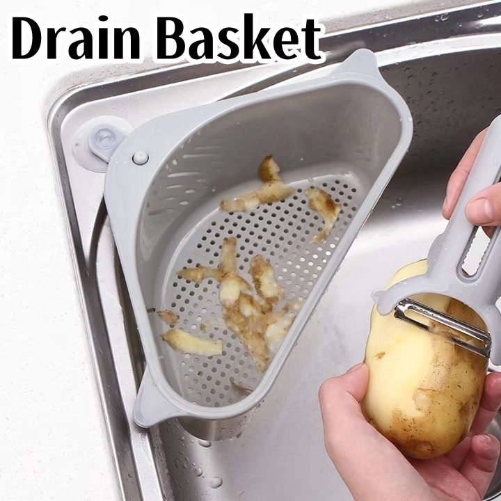 Triangle Sink Strainer BasketMultifunctional Drain Shelf Multi ...