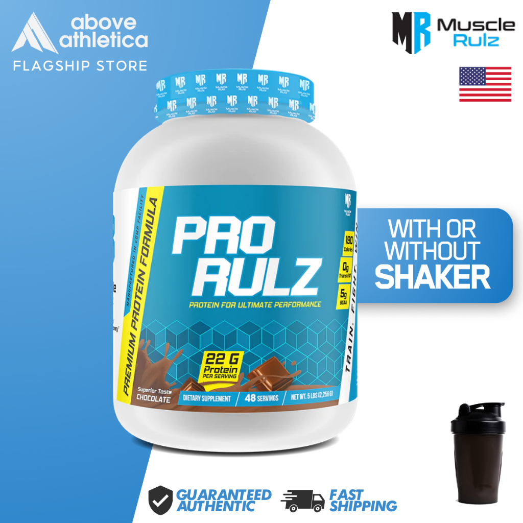 Muscle Rulz Pro Rulz Whey Blend Protein Powder - 5lbs 48 servings Whey ...