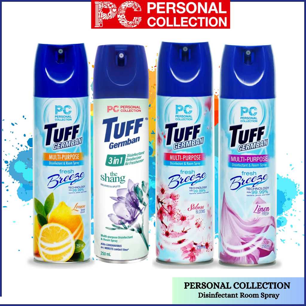 Personal Collection Tuff Germban Disinfectant Spray Linen, Sakura ...