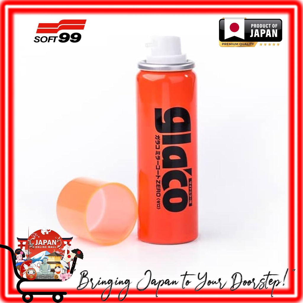 Soft99 Glaco Zero Mirror Coat 40ml | Water Repellent for Side Mirrors & Cameras | Japanese Car ...